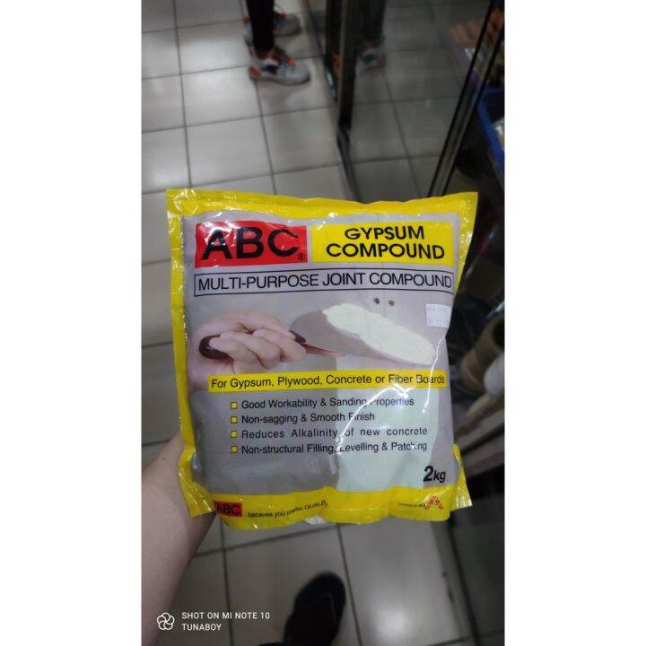 ☁ABC Gypsum Jointing Compound 2 Kilos※ | Lazada PH
