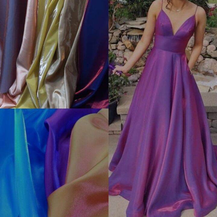 FABRIC Silky Two Tone Fabric 60 (Per Yard) | Lazada PH