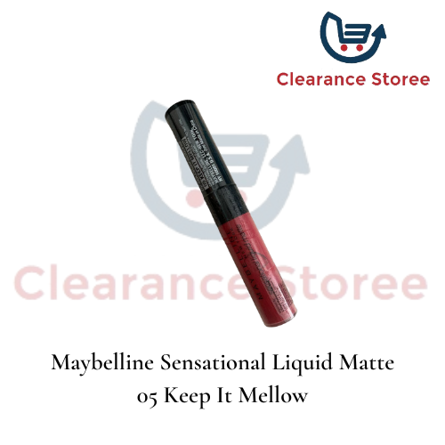 Maybelline Sensational Liquid Matte 05 Keep It Mellow MFG12/19 | Lazada