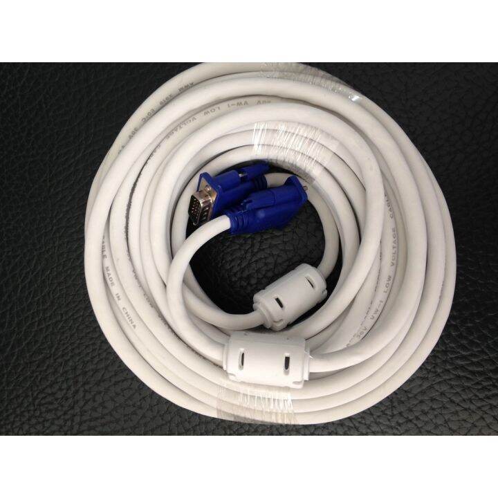 VGA CABLE MALE TO MALE 10METERS (3 6) High end Cable | Lazada PH