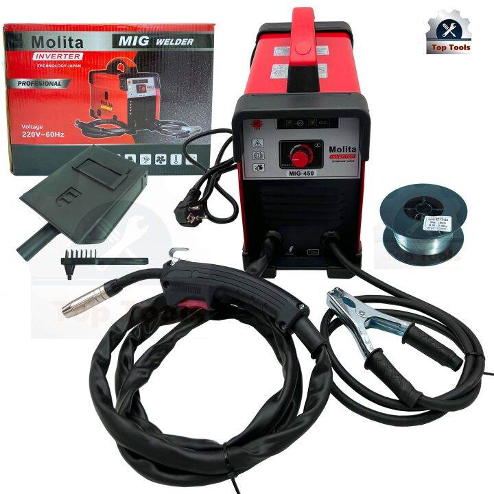 MOLITA ตู้เชื่อม INVENTER ตู้เชื่อมมิกซ์ ตู้ขนาดใหญ่ MIG-450 สำหรับงาน ...