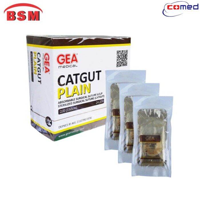 Catgut Plain - Catgut gea - Benang Operasi | Lazada Indonesia
