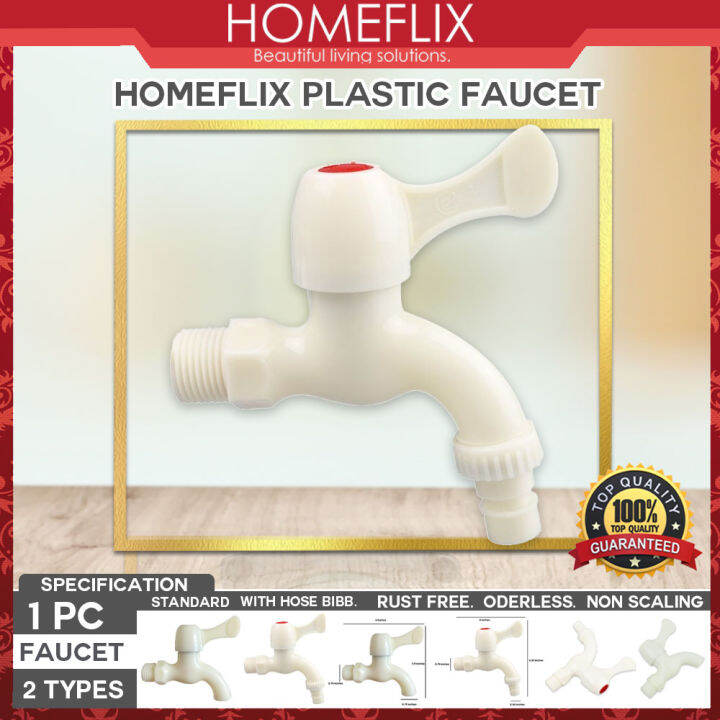 Homeflix Gripo / Thread Faucet/ multipurpose plastic PVC Faucet (Plain ...