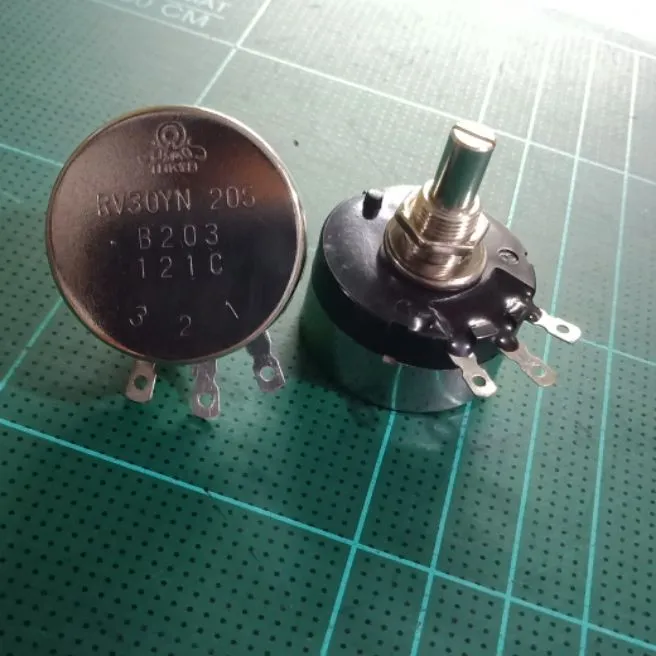 RV30YN 20S B203 = 20K ตัวต้านทานปรับค่าได้แบบไววาวส์ วอลลุ่มปรับค่า ขาย ...