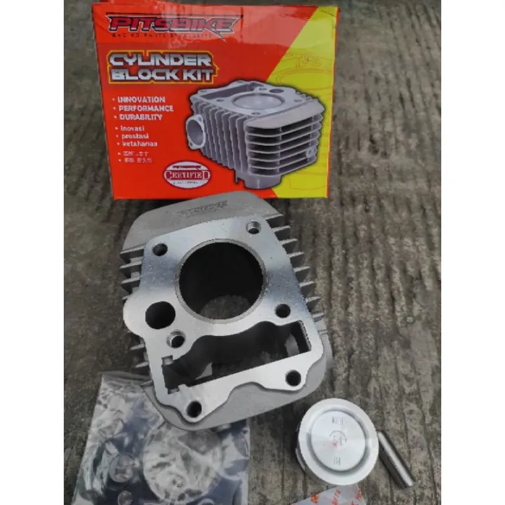 Pitsbike 54mm 60mm 65mm steel cylinder block borekit set kit Wave Xrm ...