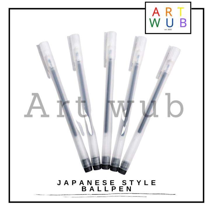 Art wub. Japanese style ballpen / Muji inspired Gel pen | Lazada PH