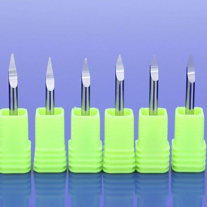 10 Buah/Lot Kualitas 3a 3.175Mm 20 Derajat Cnc Bit Router Gerinda ...