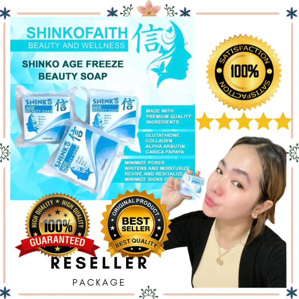 SHINKO WHITENING RESELLER PACKAGE SOAP Shinko Age Freeze Beauty Soap ...
