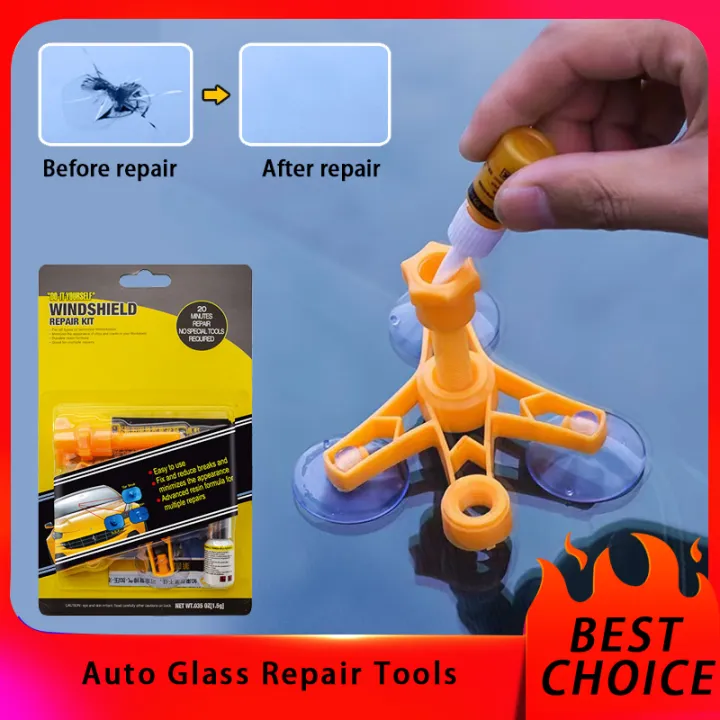 【Windshield Repair 】Wind Shield Repair Kit Tool,Tool Crack Repairing ...