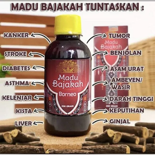 Madu Bajakah Borneo Obat Herbal Kanker, Tumor, Stroke, Wasir, Diabetes ...