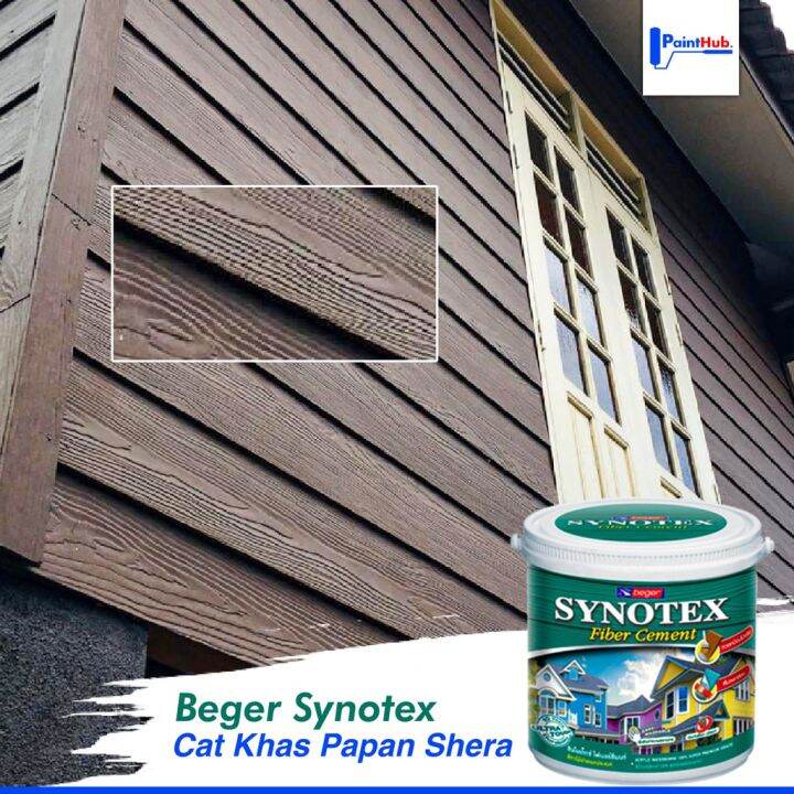 Cat Untuk Papan Shera // Beger Synotex | Cat Papan Shera | Fiber Cement ...