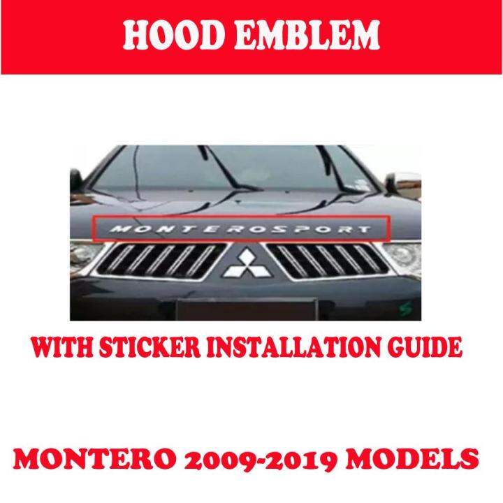 Hood Emblem for Montero 2009-2019 Chrome) | Lazada PH