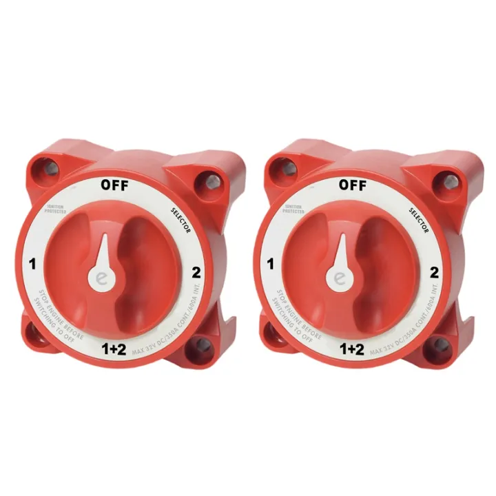 2X 4 Position 32V 350 Amp E-Series Waterproof Ignition Protected Marine ...