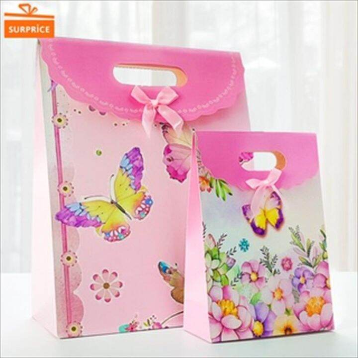 Surprice Paper Bag 19x26.5x9cm / Paper Bag Jepret Velcro / Tas kado ...
