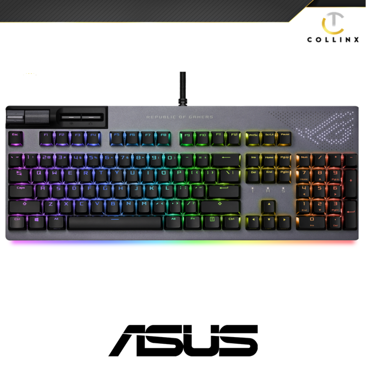 ASUS KB ROG STRIX FLARE II ANIMATE NX BLUE | AniMe Matrix™ LED Display ...