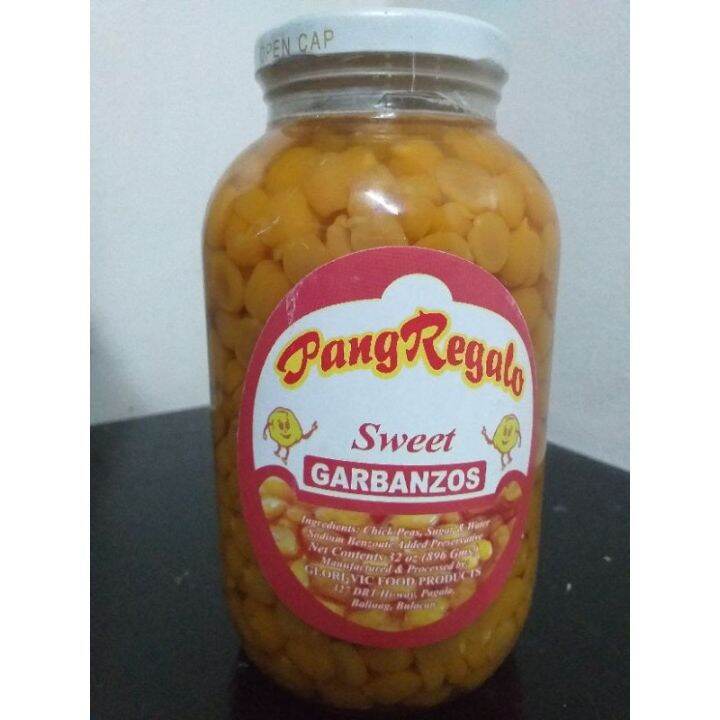 HOT JIBIN SWEET GARBANZOS PANGHALO-HALO 896grams | Lazada PH