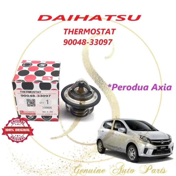 DAIHATSU Genuine Thermostat with rubber (seal)-Perodua Axia 90048-33097 ...