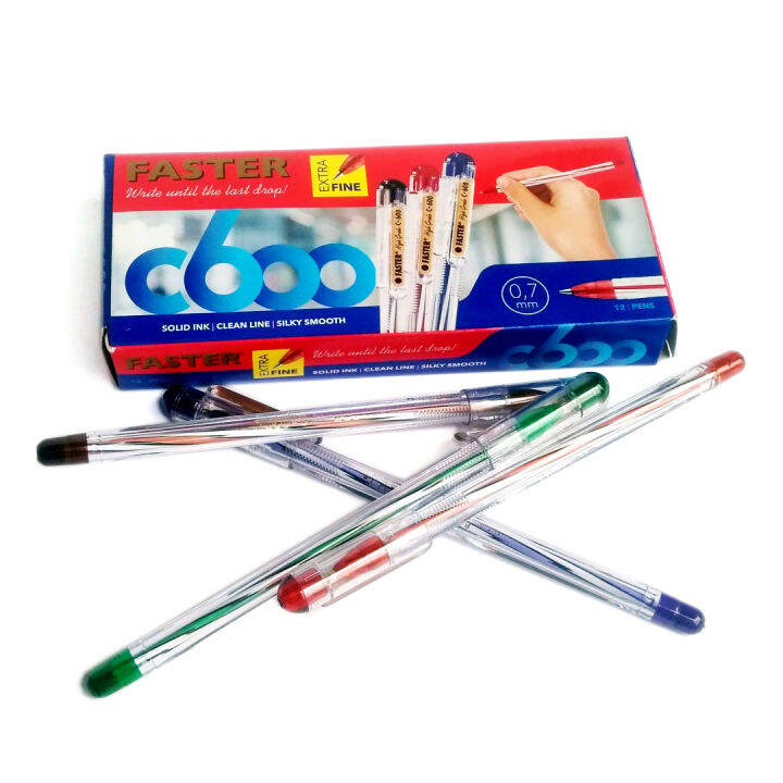 PULPEN FASTER C-600 / PULPEN MURAH /BOLPOIN FASTER / PULPEN FASTER ...