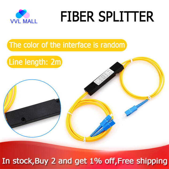 1 Point 2 Taper Fiber Optic Splitter Splice Box Splitter SC Port FTTH ...