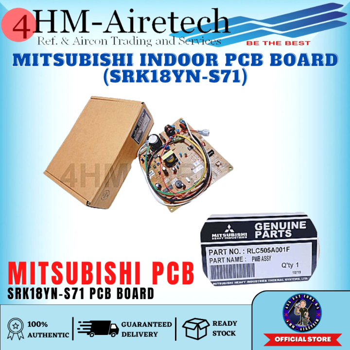 MITSUBISHI INDOOR PCB BOARD FOR AIRCON (MODEL: SRK18YN-S71) | Lazada PH