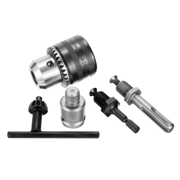 5pcs 13mm Drill Chuck Set With Sds Shaft Adaptor And Chuck Key Se For ...