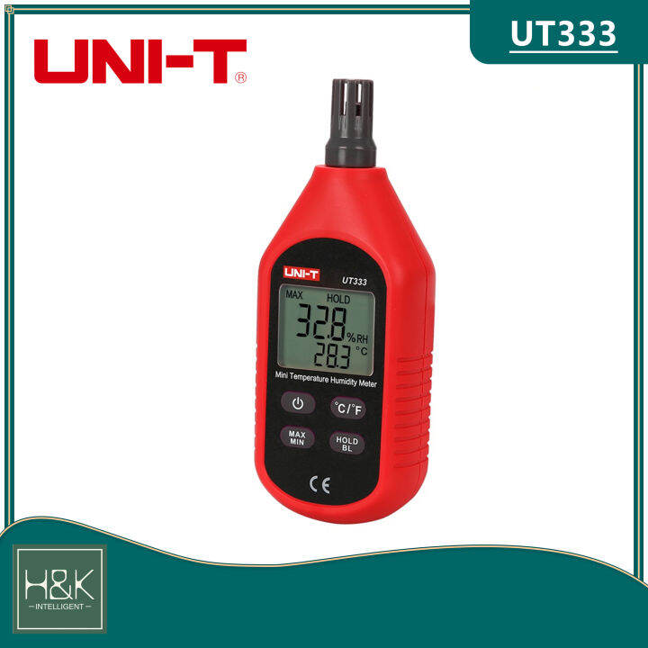 UNI-T UT333 เครื่องวัดความชื้นสัมพันธ์ อุณหภูมิแบบดิจิตอล เครื่องวัด ...