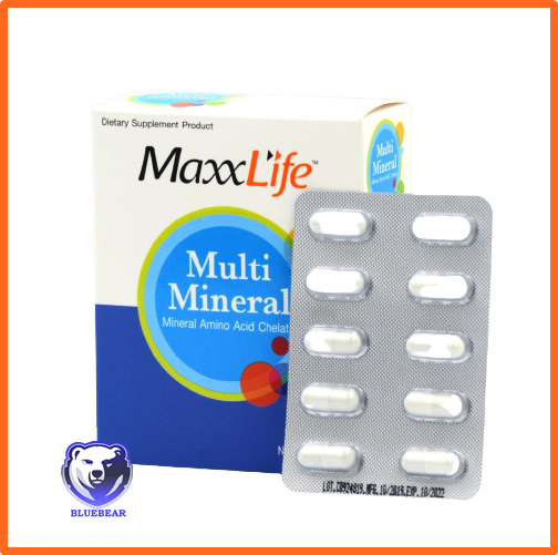 MaxxLife Multi Mineral แม็กไลฟ์ มัลติ มิเนรัล วิตามิน และ แร่ธาตุ (1 ...
