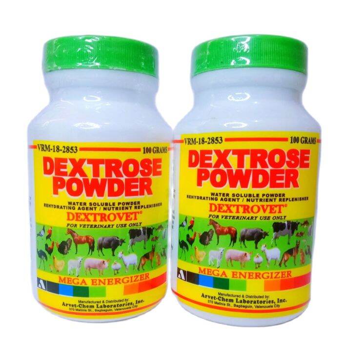 [VET SUPPORT] 2pcs 100g DEXTROSE POWDER (DEXTROVET) WATER SOLUBLE ...