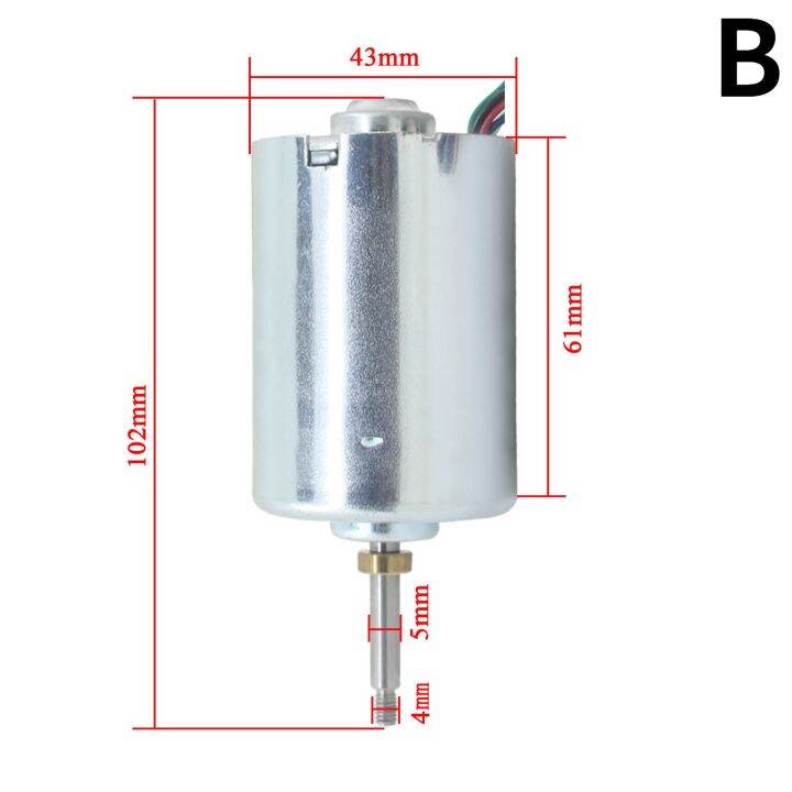 permanent magnet brushless dc motor 48V double bearing silent inner ...