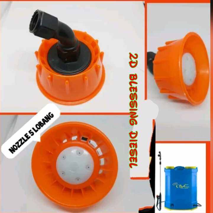 Nozzle Nozel Nojel Spuyer Kepala Stik Pompa Semprot Hama Elektrik 12V 5 ...