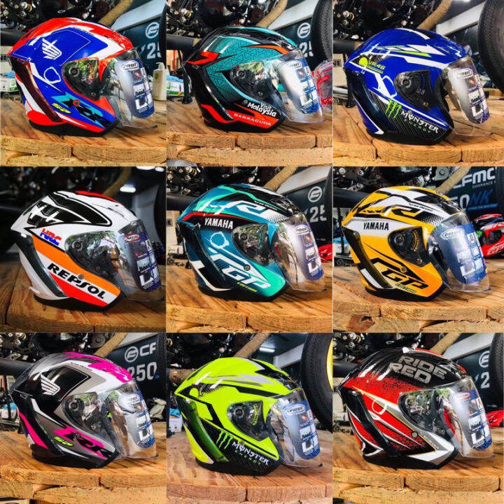 HELMET MHR OF622 BEATS MOVISTAR YAMAHA HONDA HRC PETRONAS PETRONZA ...