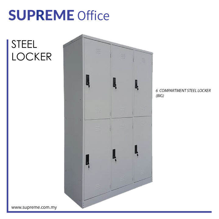 6 Compartment Steel Locker | Lazada