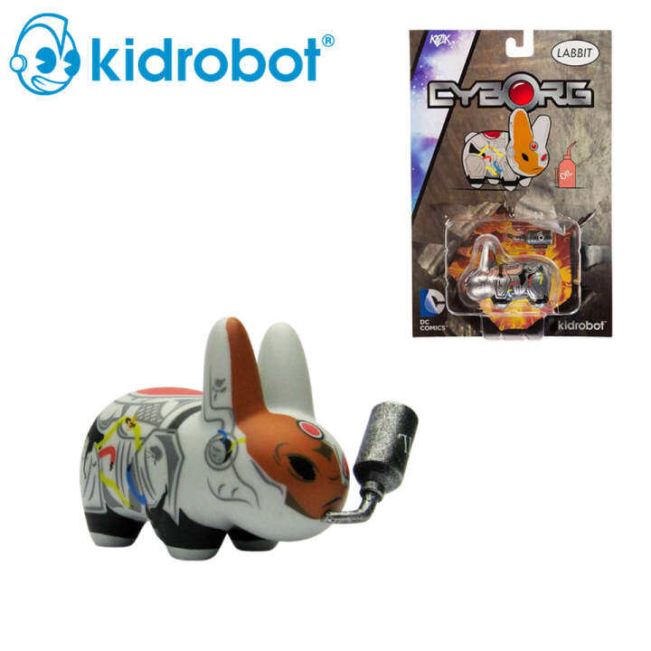 Kidrobot - DC Universe - Mini Labbit Cyborg 2.5” Vinyl Figure | Lazada ...