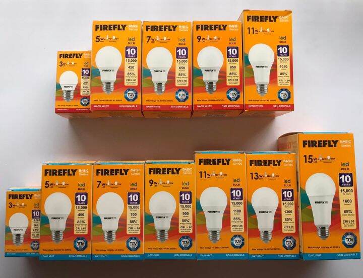 Firefly LED Bulb 3w, 5w, 7w, 9w, 11w, 13w (Daylight, Warm White ...