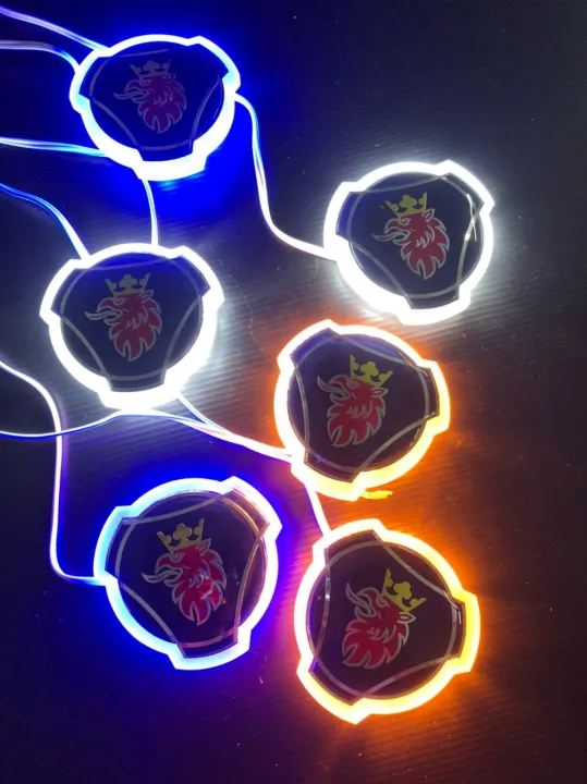 SCANIA LED Light Lambang SCANIA LED Waterproof LED Lighting Logo 12V ...