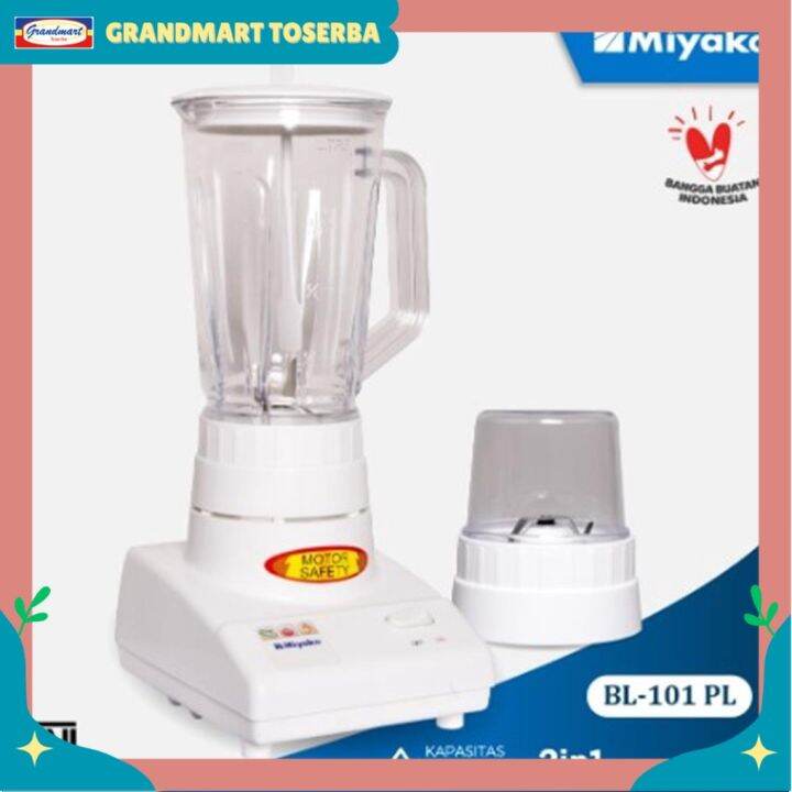 Blender Plastik Miyako 2 IN 1 BL-101 PL / BL-101PL / BL101PL Kapasitas ...