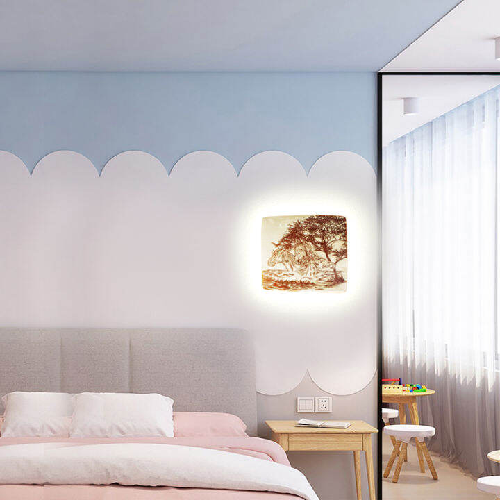 LED bedroom cloakroom wall lamp balcony study ceiling lamp ho ...