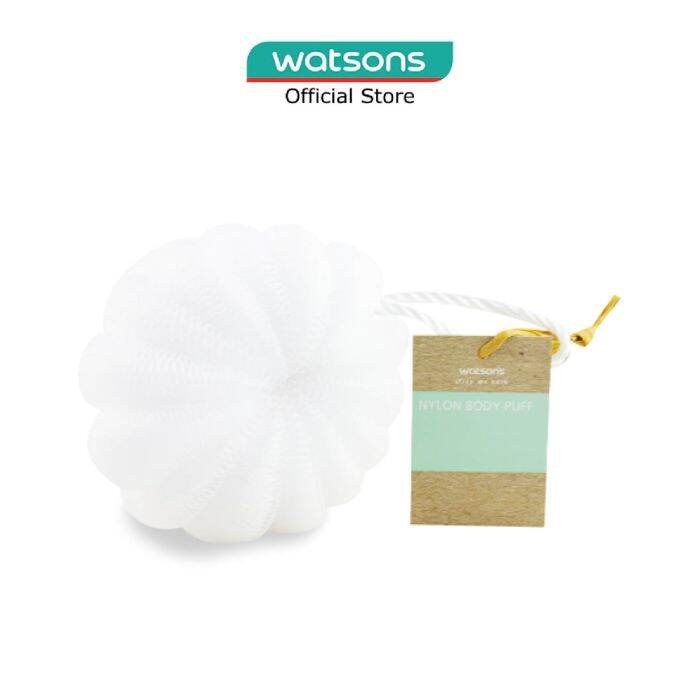 WATSONS Nylon Body Puff White 1s | Lazada Singapore