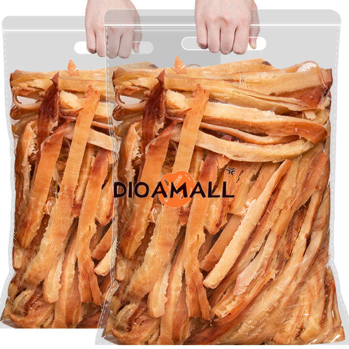 (Huadong store) Charcoal Grilled Cuttlefish Sticks 500g Bag Shredded ...