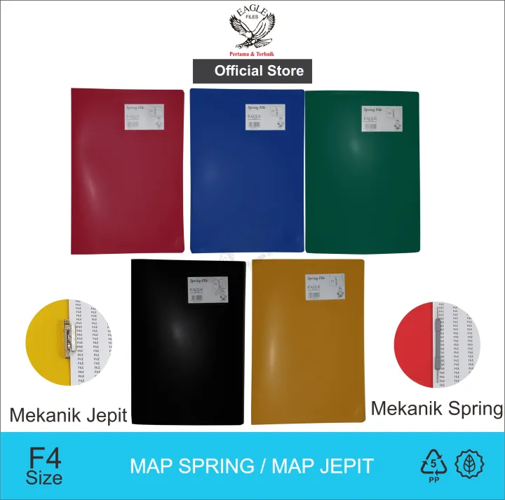 EAGLE FILES Map Spring File / Map Plastik Snelhecter F4 (Folio ...