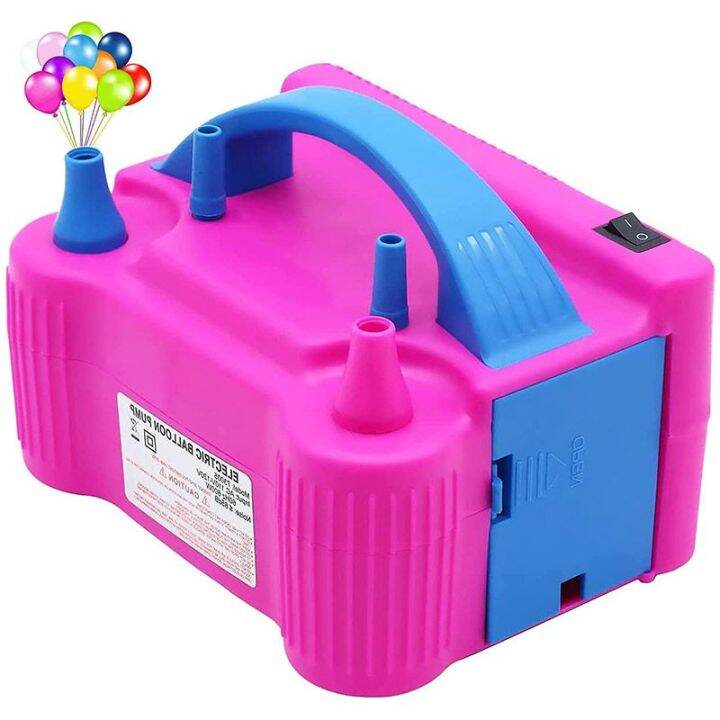 Electric Balloons Air Pump 220V110V Inflator Two Nozzle Air Inflatable ...