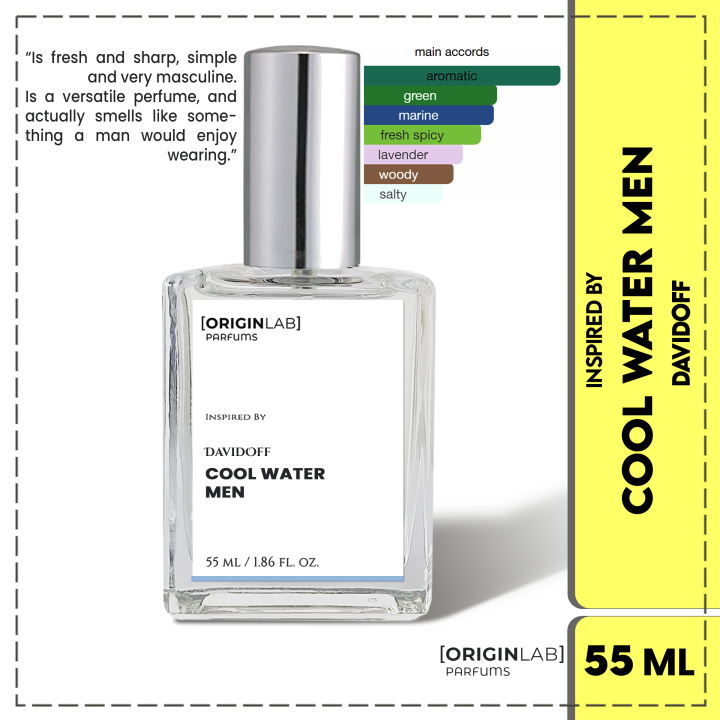 Perfume for Men - COOLWATER for MEN Inspired - ORIGINLAB parfums 30% ...
