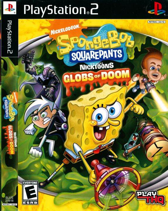 PS2 Nickelodeon SpongeBob SquarePants featuring Nicktoons - Globs of ...