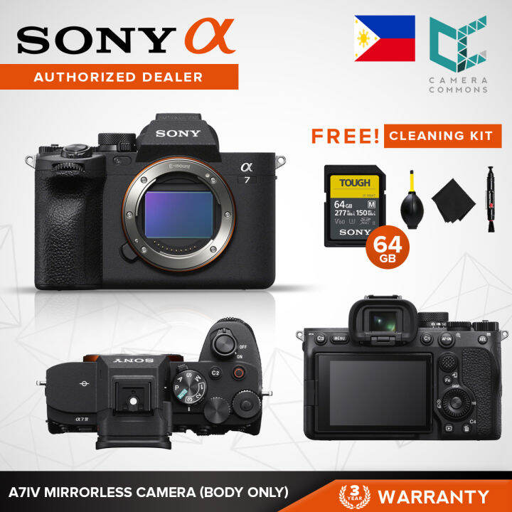 Sony A7IV Alpha Compact Full-Frame Mirrorless Camera Body Only A74 ILCE-7IV | Lazada PH
