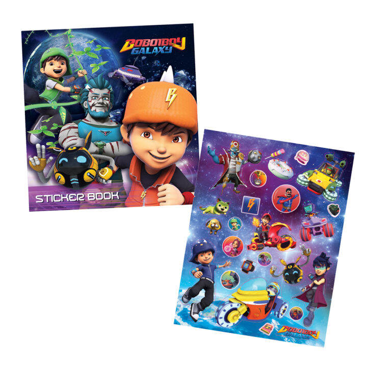Boboiboy Galaxy Sticker Storage Book With Sticker | Lazada