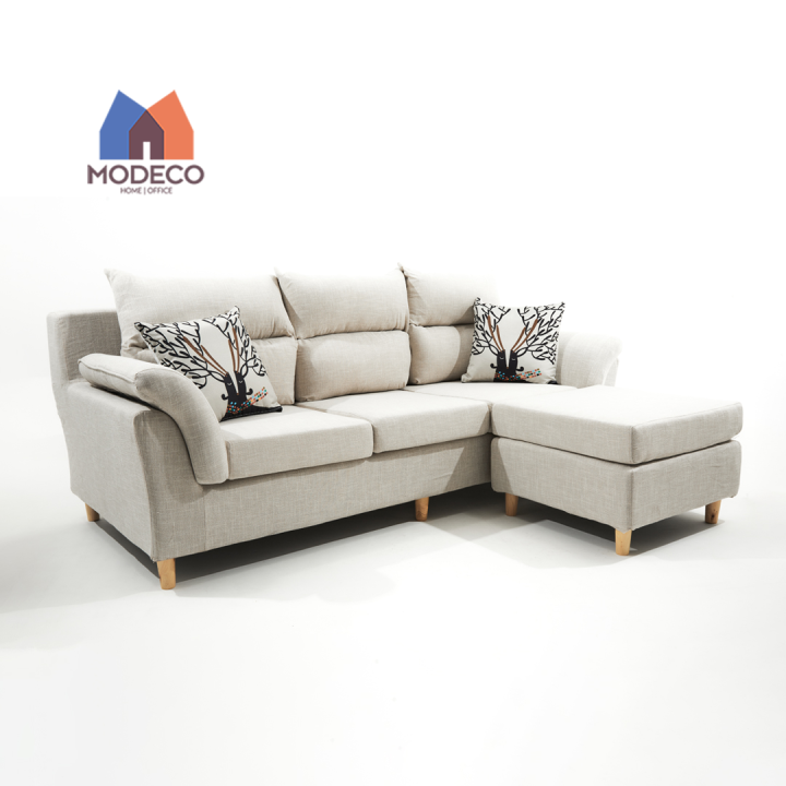 MODECO Pete Modular Furniture Sofa (Light Grey) | Lazada PH