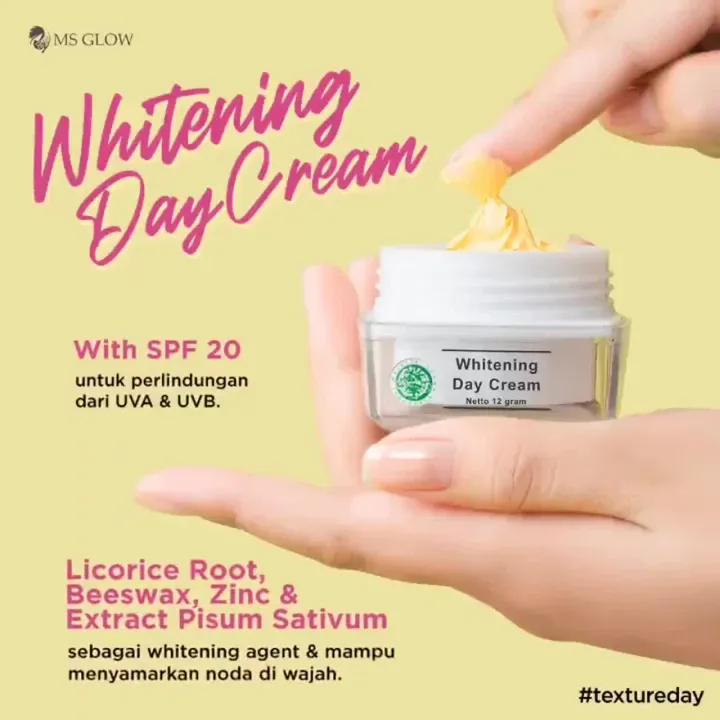 Ms Glow Whitening Day Cream Lazada