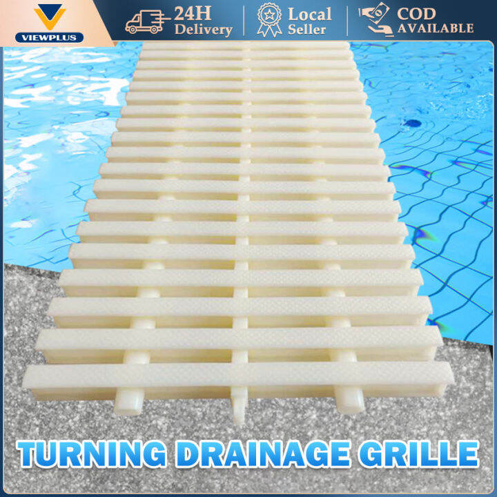 1m Swimming Pool Overflow Grid Non-slip Board Swimming Pool Water Drain ...