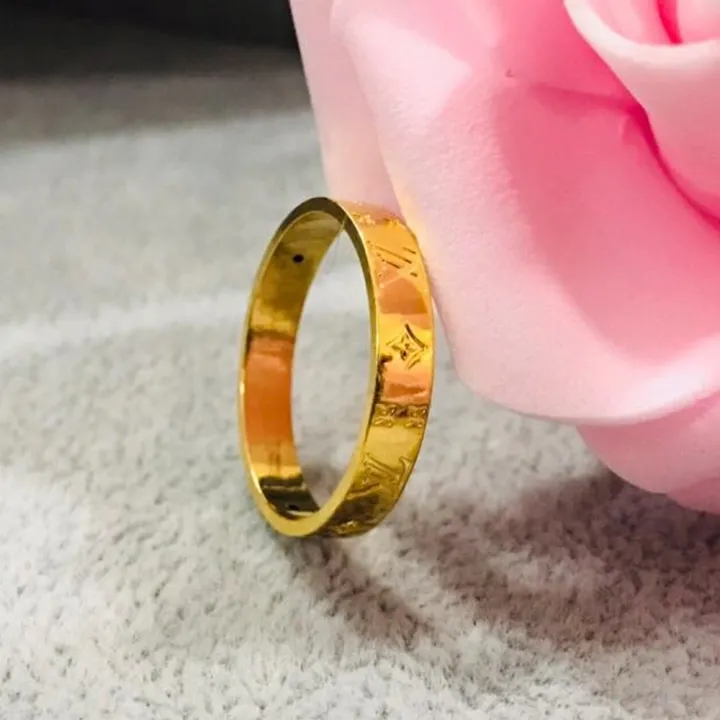 Twin Gold 18K Saudi Gold Pawnable Elegant Ladies Ring (AMPAW) GOLD-R04 | Lazada PH