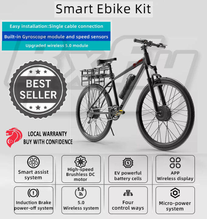 Front wheel Conversion Kit Electric Bike Bicycle Ebike E-bike PAB PMD ...